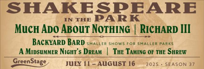 2025 Shakespeare in the Park will feature nine West Seattle shows and ...